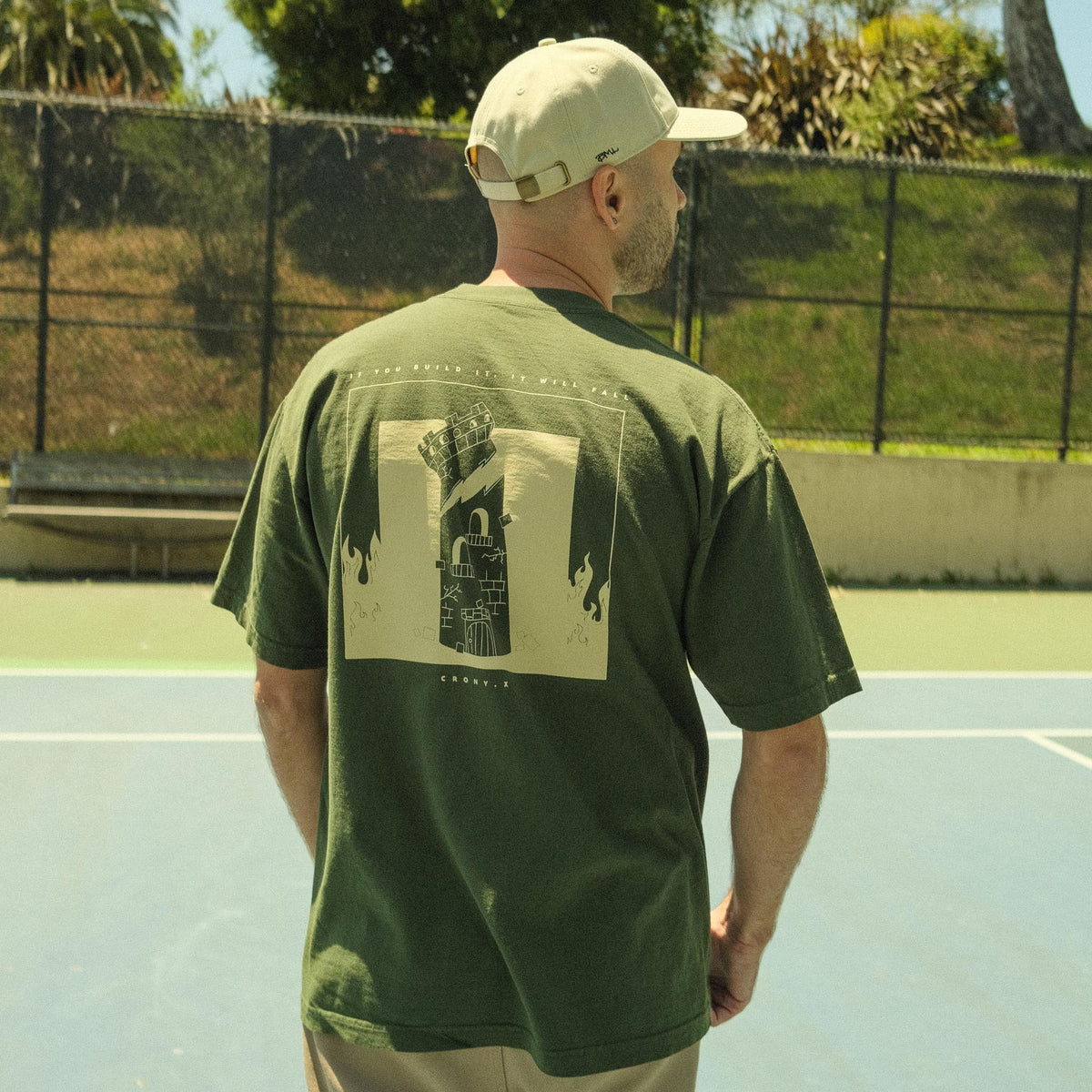 It Will Fall Tee - Green | cronyxbrand