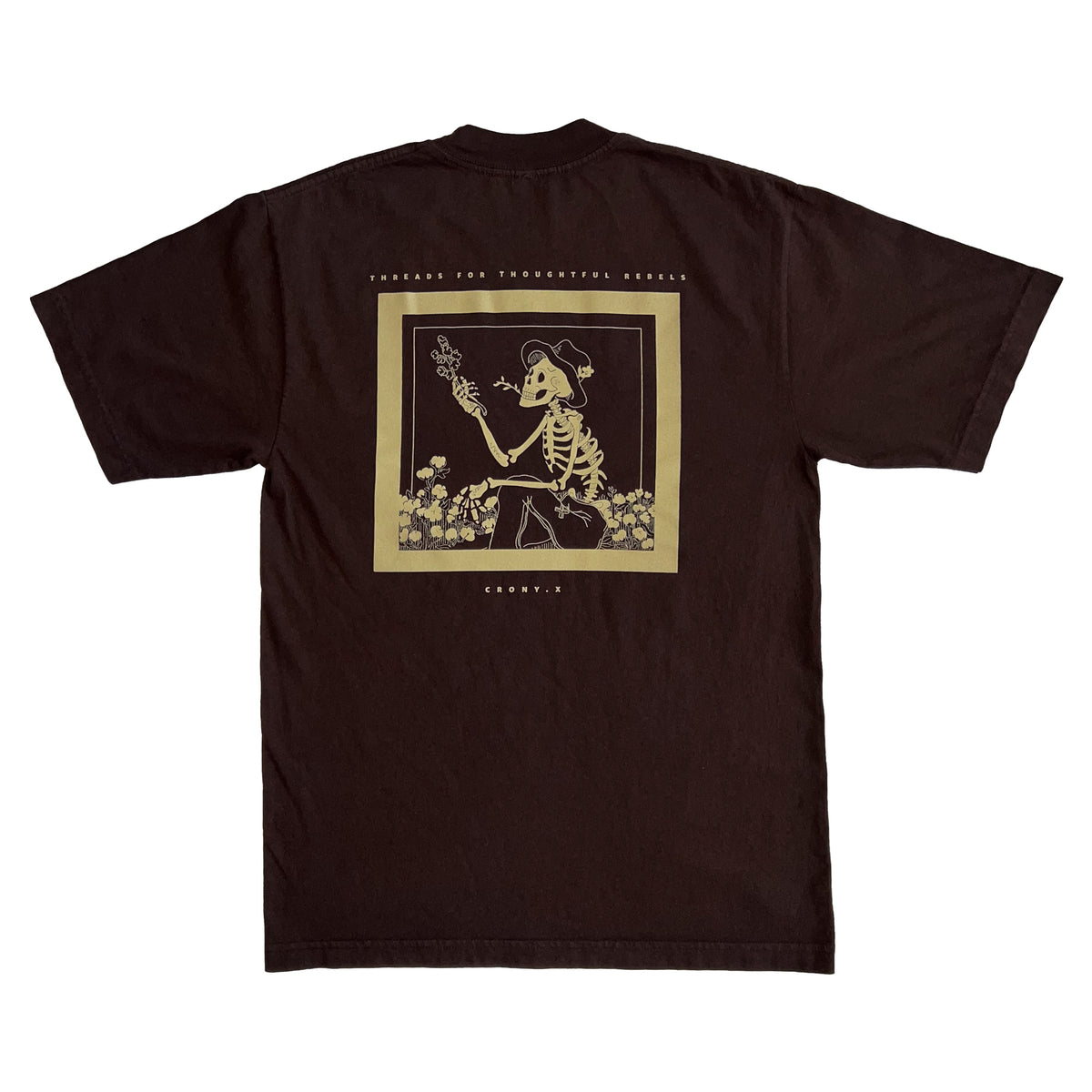 Threads Tee - Brown | cronyxbrand